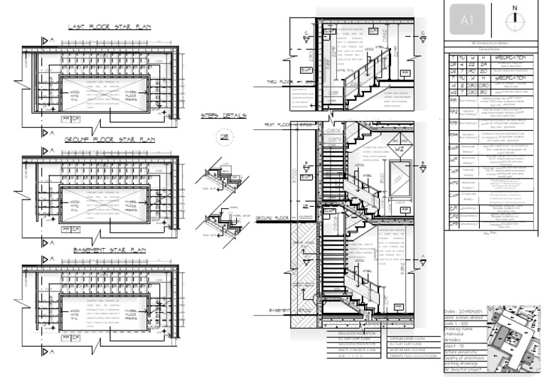 11 Staircase Detailes | PDF | Architectural Elements