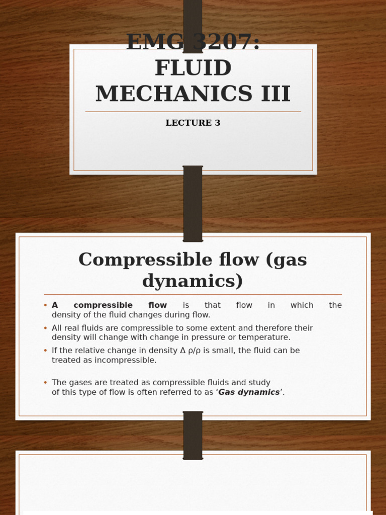 Lecture 4 Compressible Flow Slides 1 | PDF