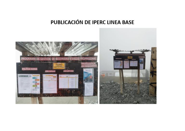 PUBLICACIÓN DE IPERC LINEA BASE | PDF