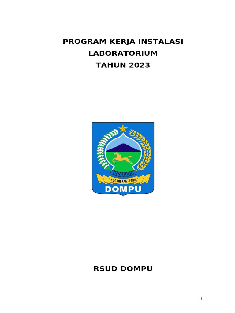 Program Kerja Laboratorium Tahun 2023 | PDF