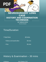 OSCE Checklist Dizziness History Taking | PDF | Vertigo | Epidemiology