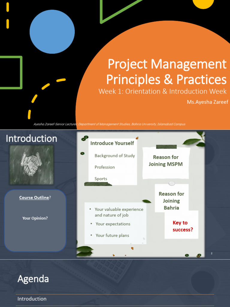LMS Week 1 Lecture 13092024 113119pm | PDF | Project Management | Business