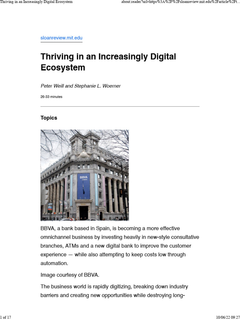Thriving in an Increasingly Digital Ecosystem | PDF | Supply Chain ...
