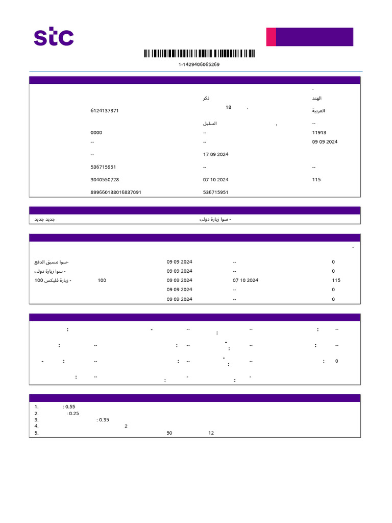 STC mobile recharge | PDF | Prepaid Mobile Phone | Roaming