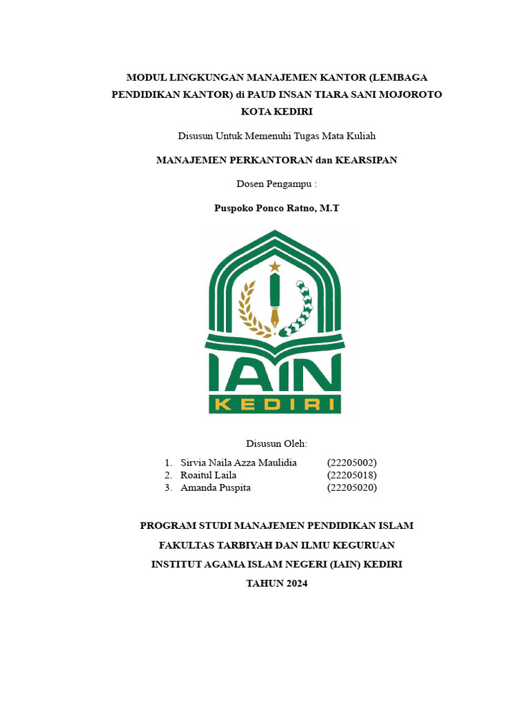 Modul Pemebelajaran Kel. 6 Baru | PDF