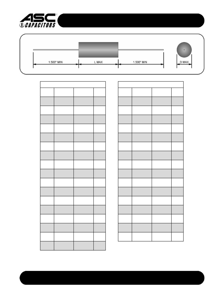 368 Data Sheet (1) | PDF | Capacitor | Electrical Resistance And ...