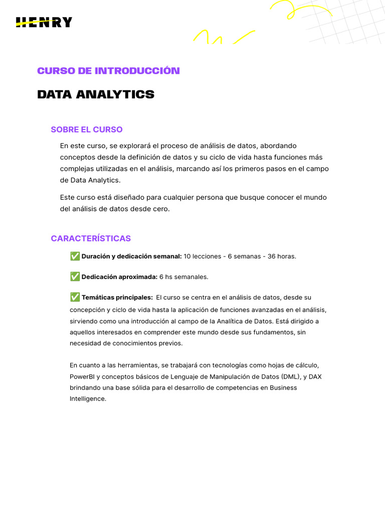Intro Data Analytics | PDF | Análisis de los datos | Inteligencia de negocios