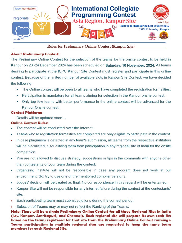 Team Selection Criteria | PDF