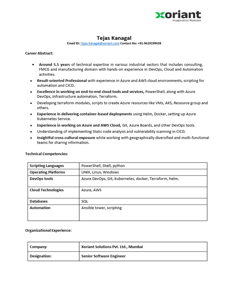 Tejas Kanagal | PDF | Microsoft Azure | Cloud Computing