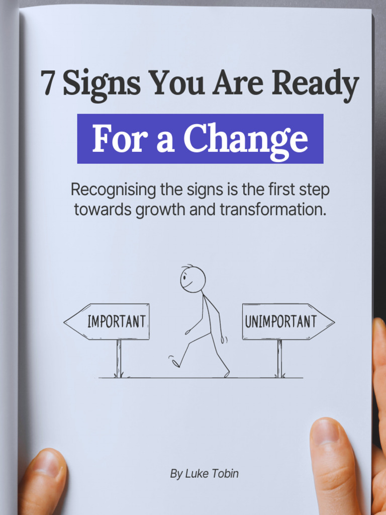 7 Signs You're Ready for Change | PDF