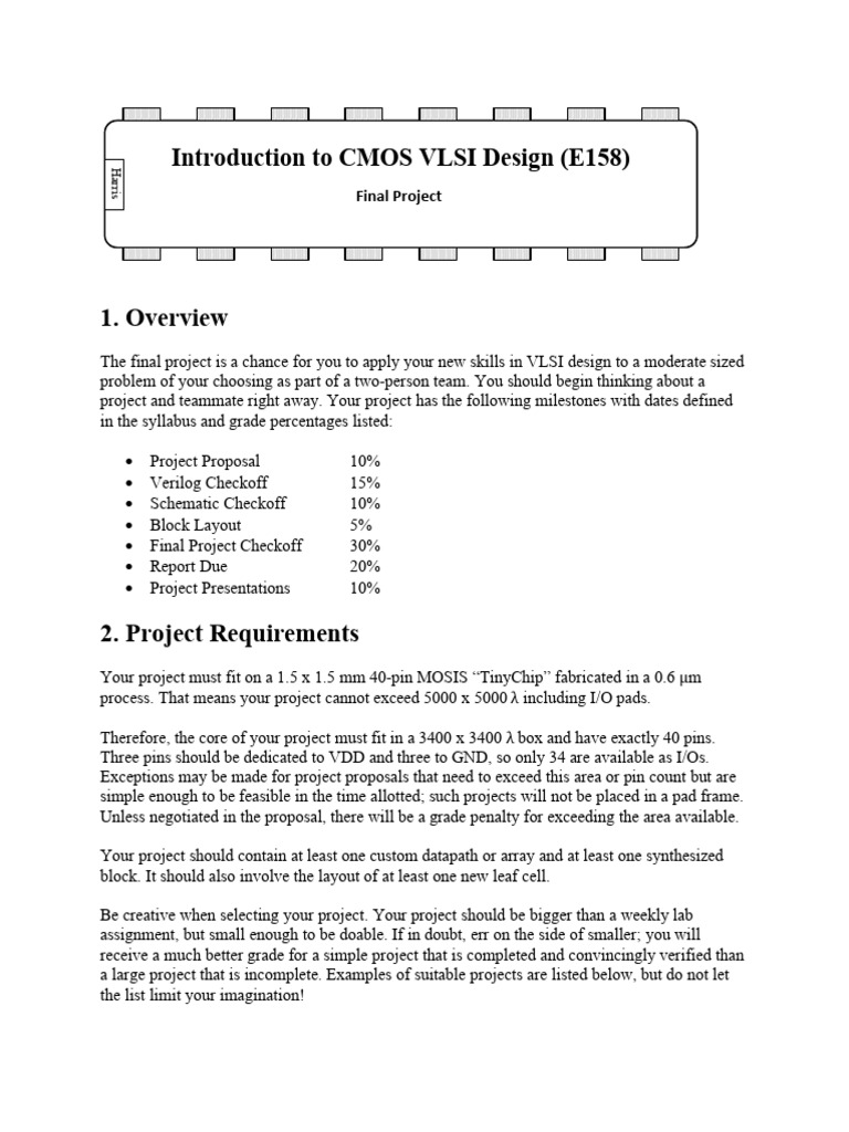 proj | PDF | Computer Engineering | Digital Electronics