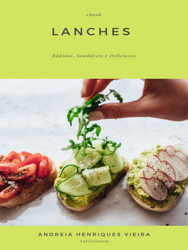 E-Book de Lanches Saudáveis | PDF | Banana | Alimentos