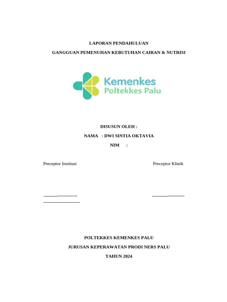 LP Cairan & Nutrisi | PDF