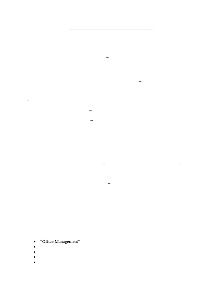 Office Management & Secretarial Practice | PDF | Business