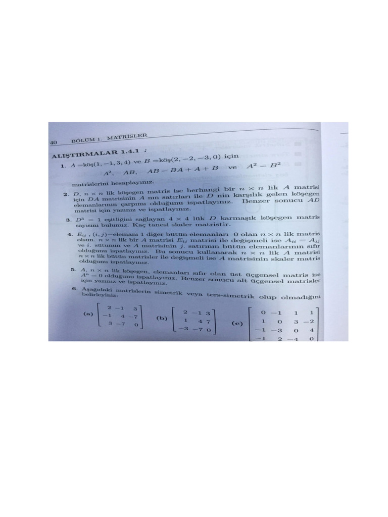 Lineer_Cebir_Ö2 | PDF