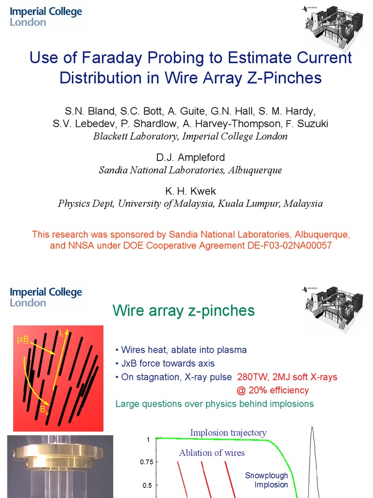 S.N. Bland Et Al - Use of Faraday Probing To Estimate Current ...