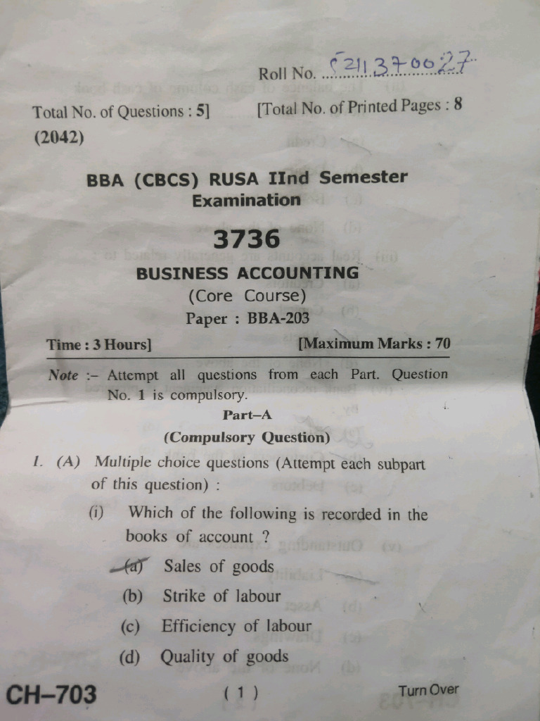 Business Accounting | PDF