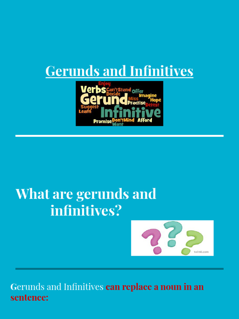 Gerunds and Infinitives (A2) | PDF