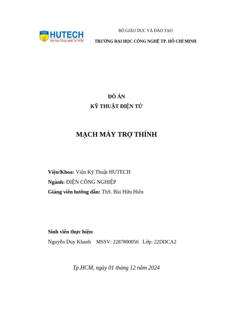 Baibaocaodoan KTDT | PDF