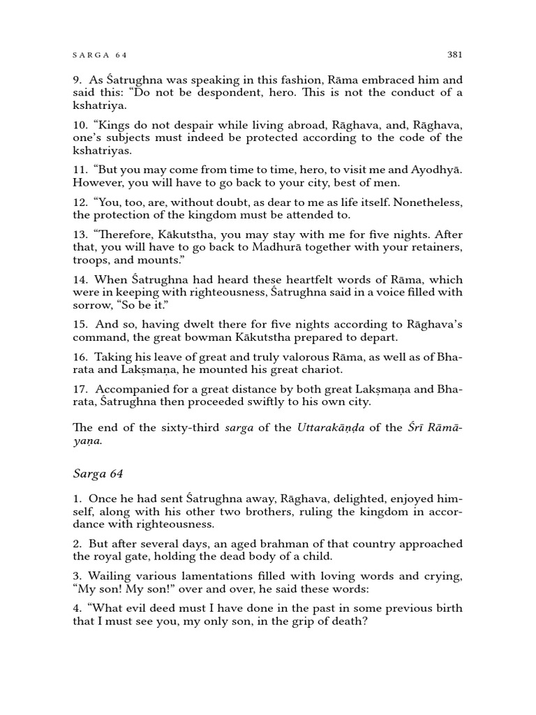 Shambuka Ramayana Uttarakanda | PDF | Asceticism | Rama