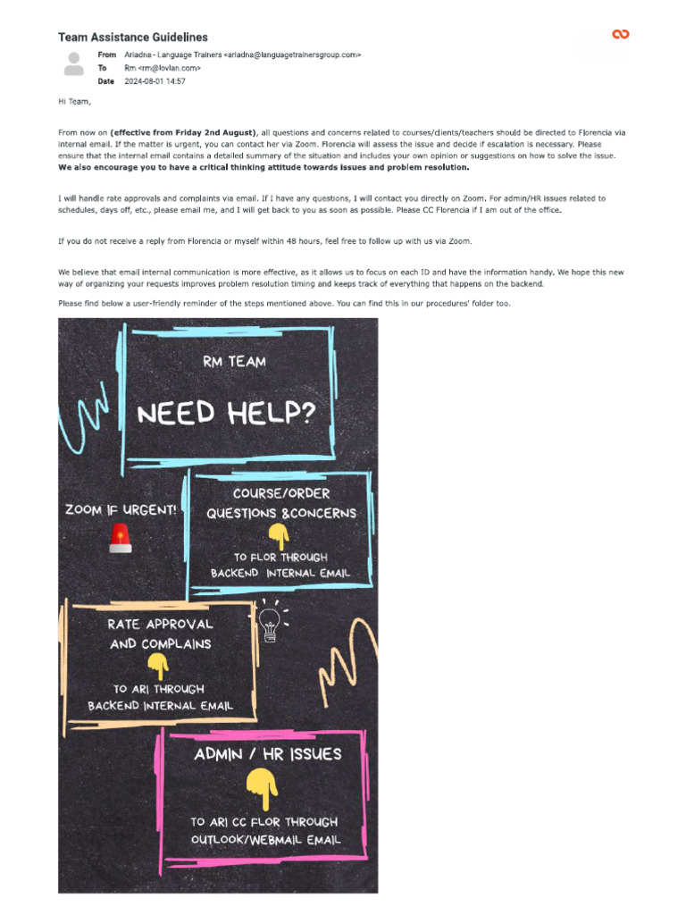 2-Team Assistance Guidelines | PDF