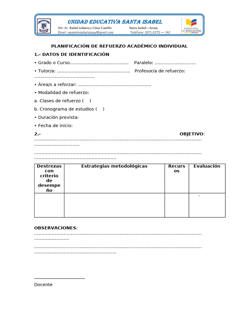 Esquema de Refuerzo | PDF