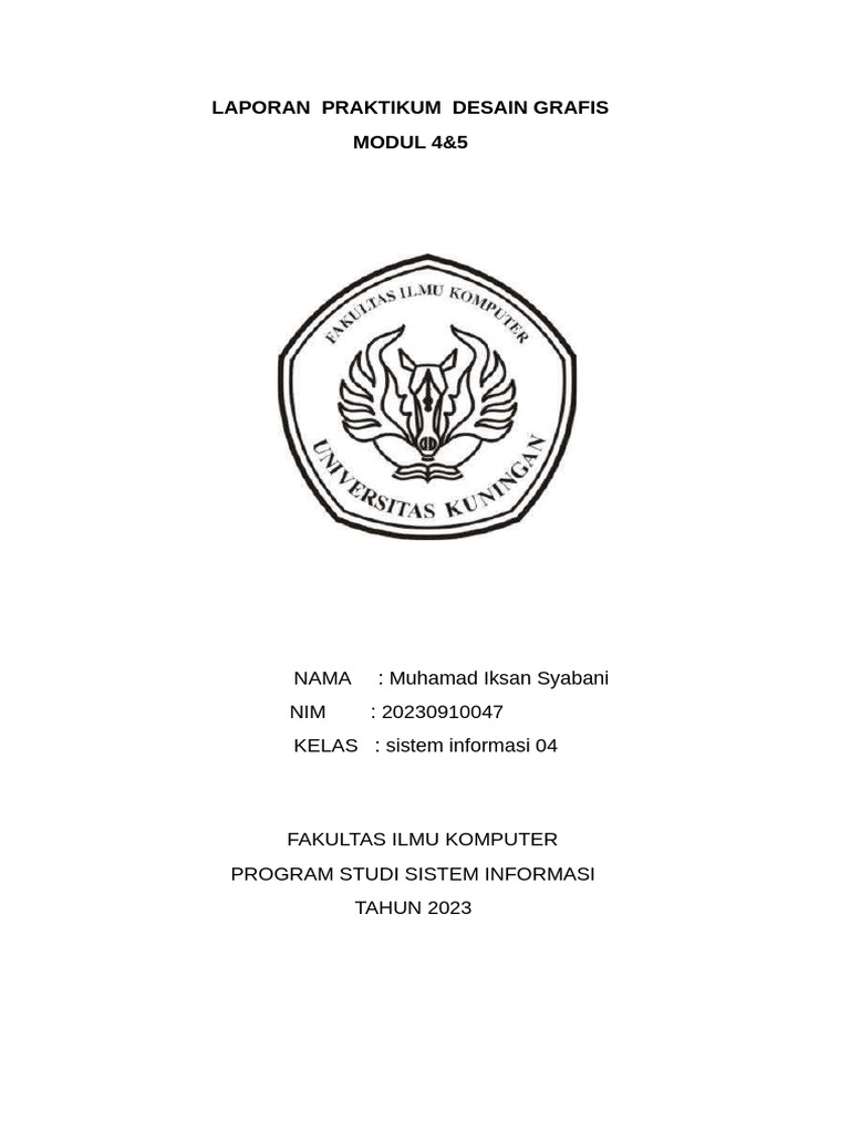 M IKHSAN DESAIN MODUL 4&5 | PDF