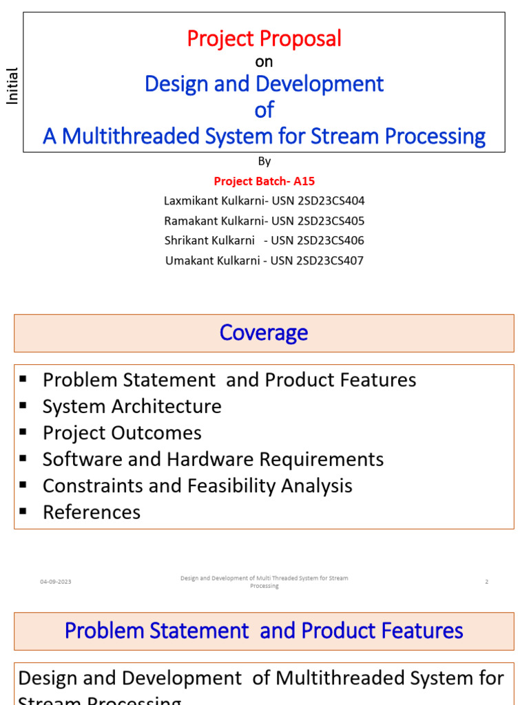 Sample Presentation Template | PDF | Thread (Computing) | Computing