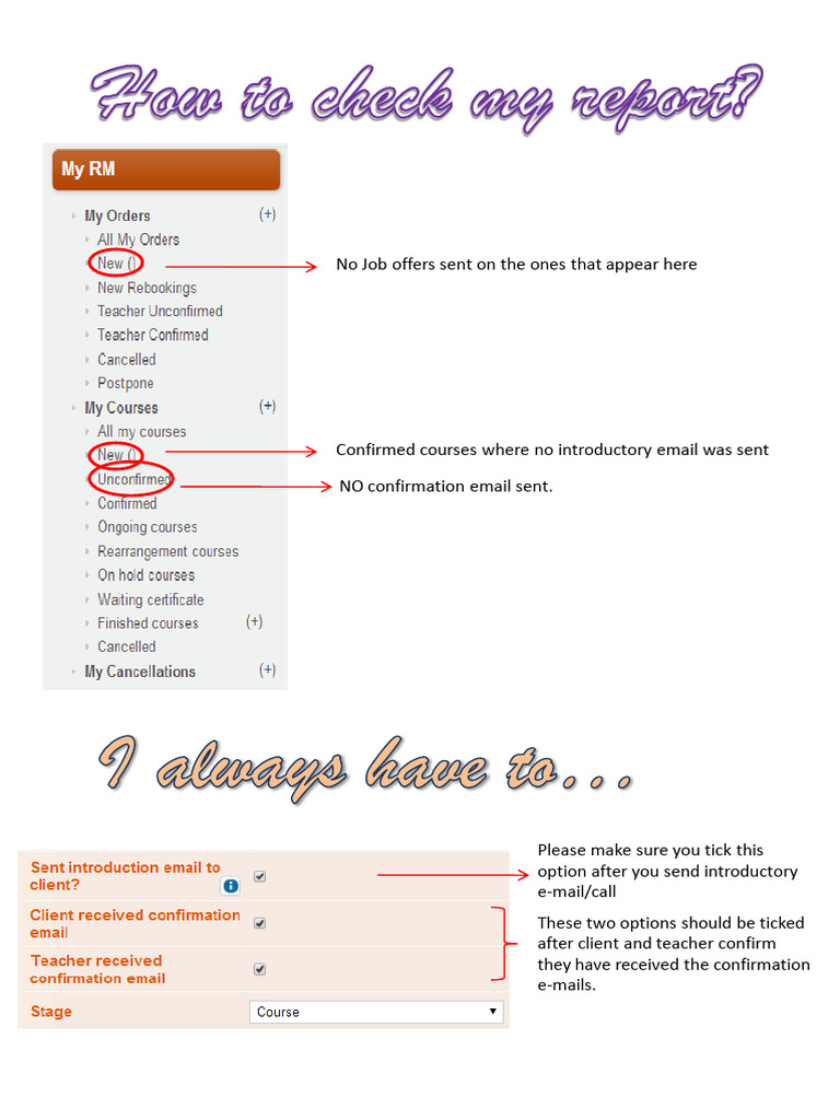 Check Report in Backend | PDF