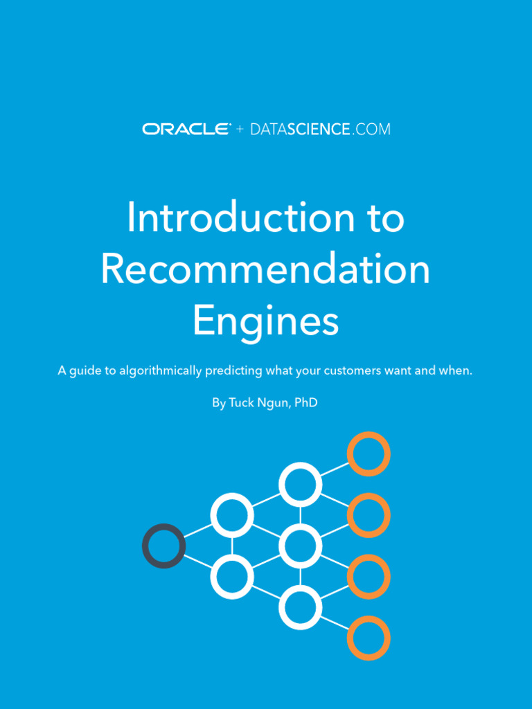 oracle-ds-introduction-to-recommendation-engines | PDF | Information Science | Computing