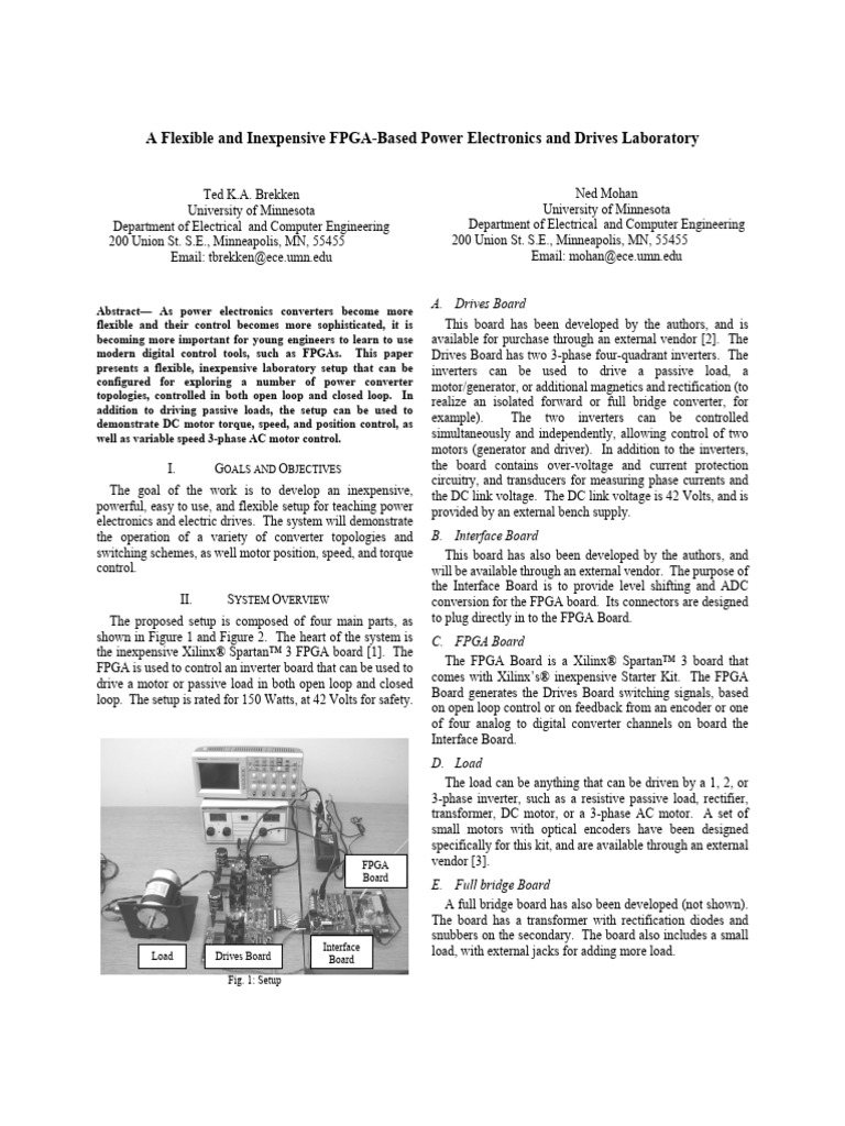 2006 Brekken A Flexible and Inexpensive FPGA-Based Power Electronics ...
