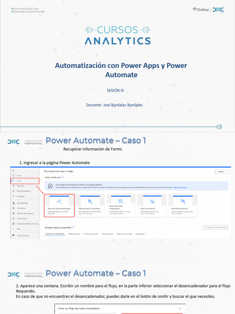 Automatización Con Power Apps y Power Automate - s09 | PDF | Ciencias ...