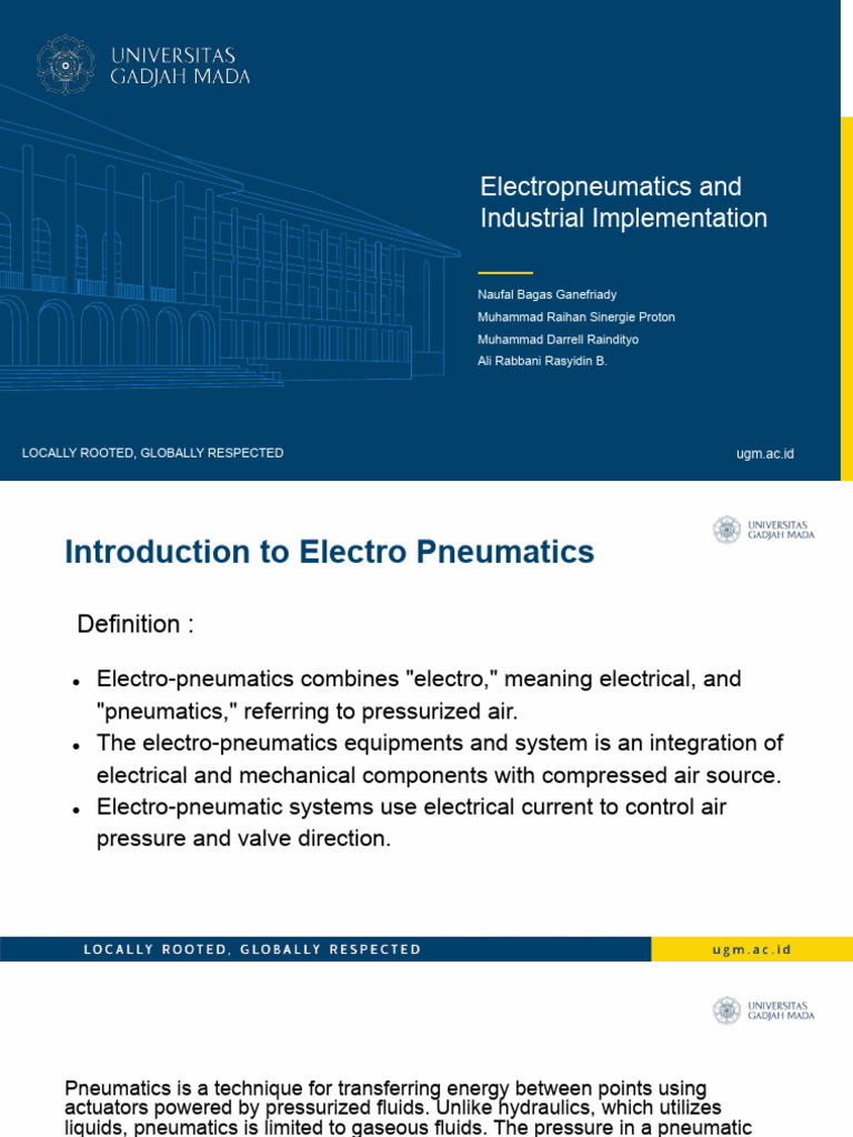 Electropneumatics and Industrial Implementation | PDF | Actuator | Pneumatics