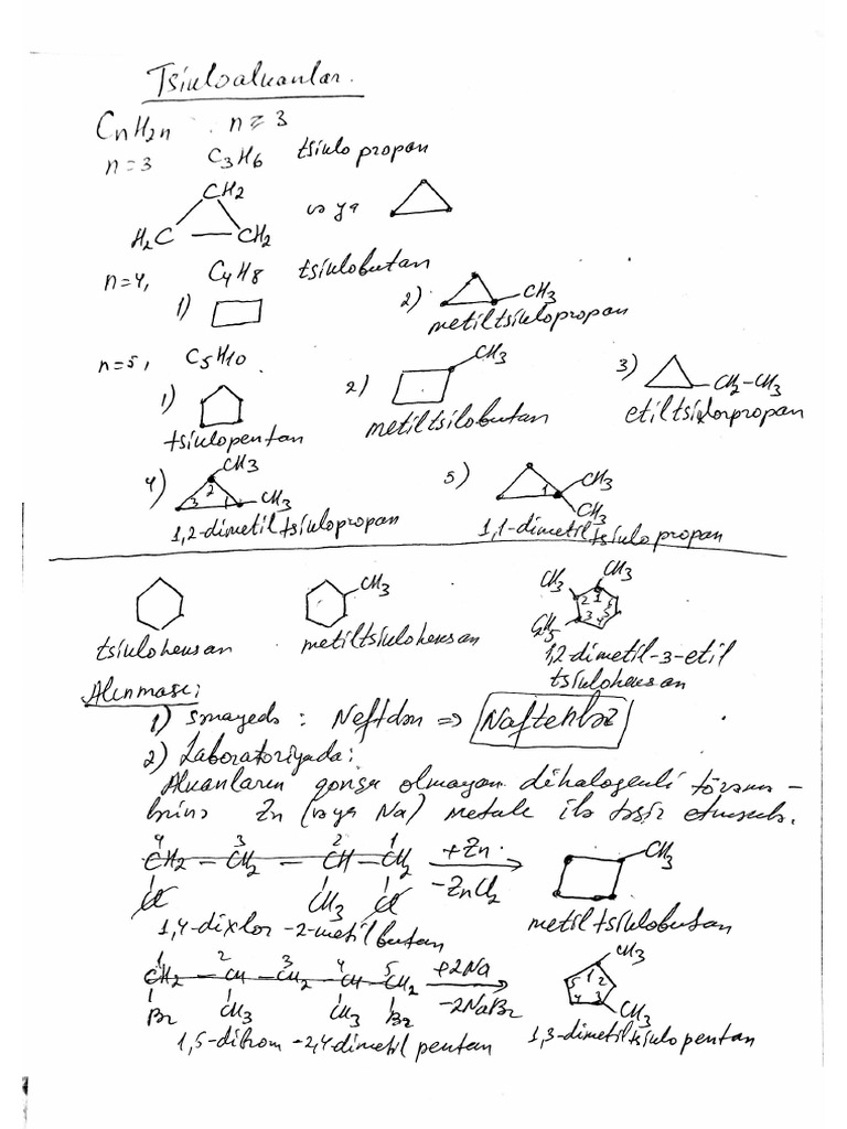 Tsikloalkan (Naften) | PDF