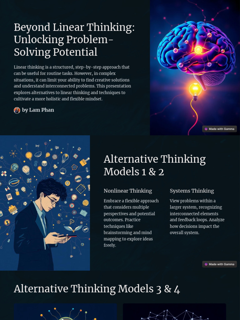 Nonlinear Thinking for Creative Solutions | PDF