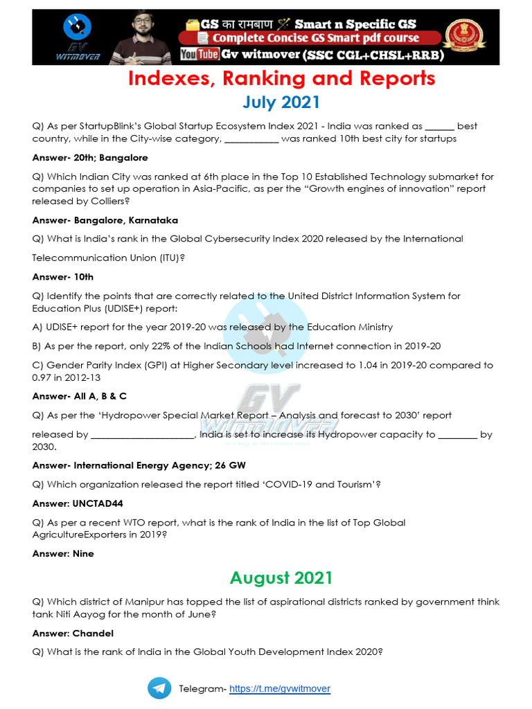 Index & reports | PDF | Hunger