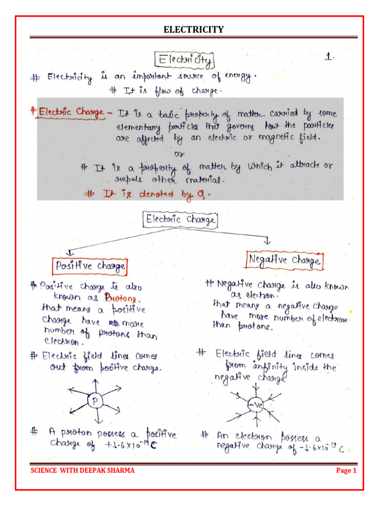 Electricity Guide by Deepak Sharma | PDF
