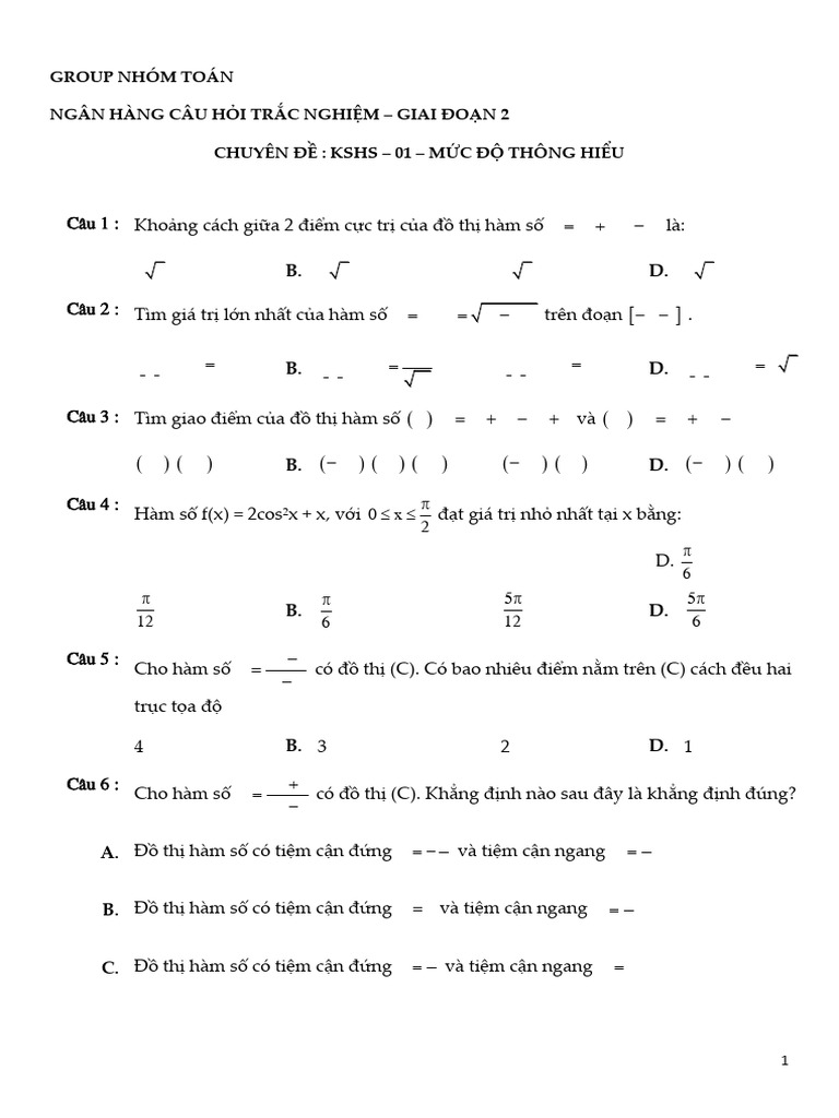[NHOMTOAN] - KSHS-01 | PDF