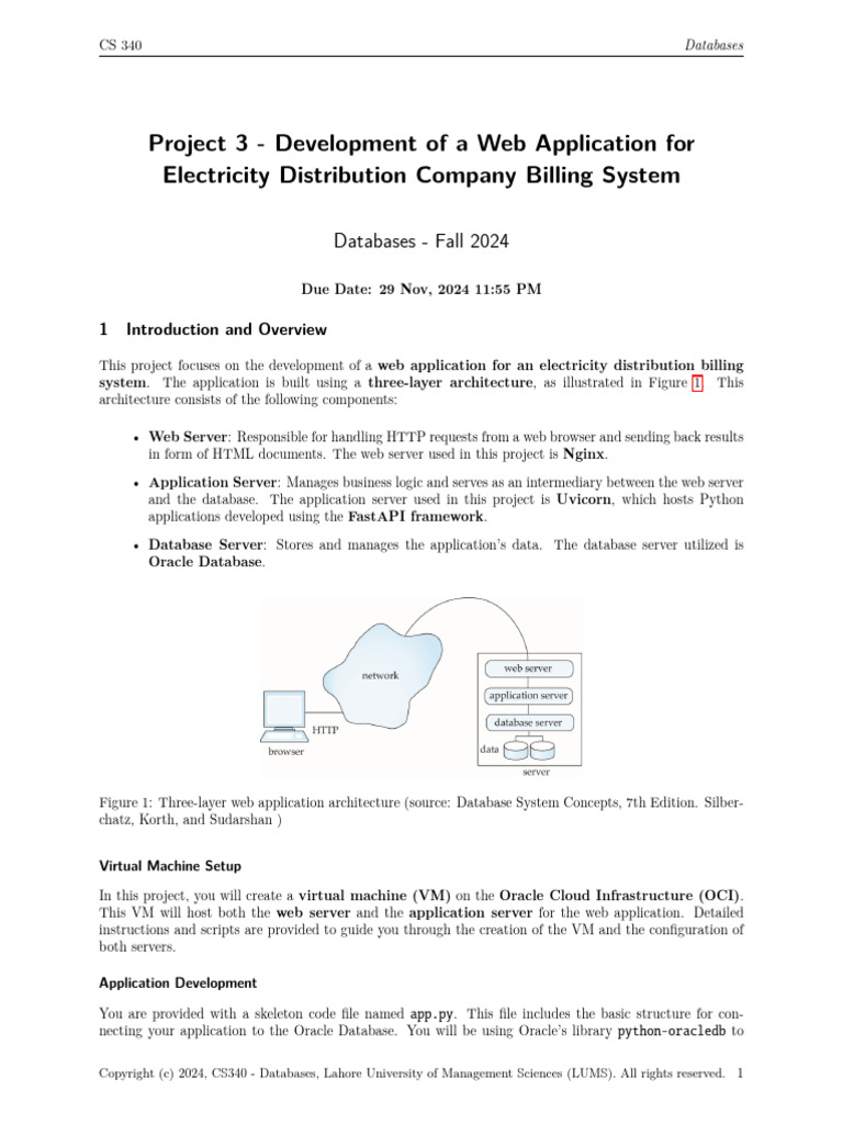 Project3_Handout | PDF | Databases | Internet & Web
