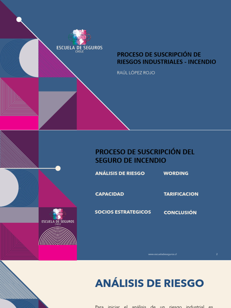 2023.08.04 RAUL LOPEZ Proceso Suscripcion Riesgos Industriales 2023 | PDF | Reaseguro | Póliza ...