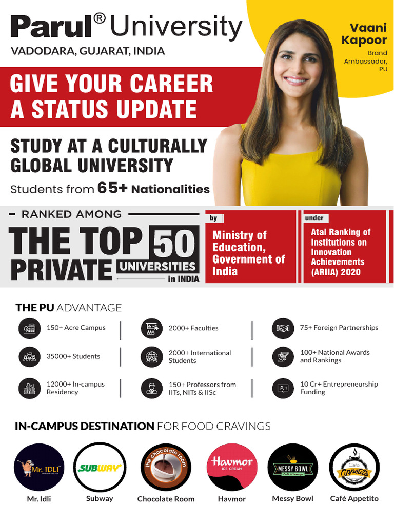 Parul University | PDF | Academic Degree | Higher Education