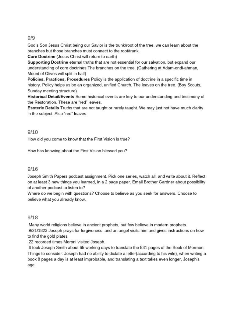 Rel A 225 | PDF | Mormonism | The Church Of Jesus Christ Of Latter Day ...