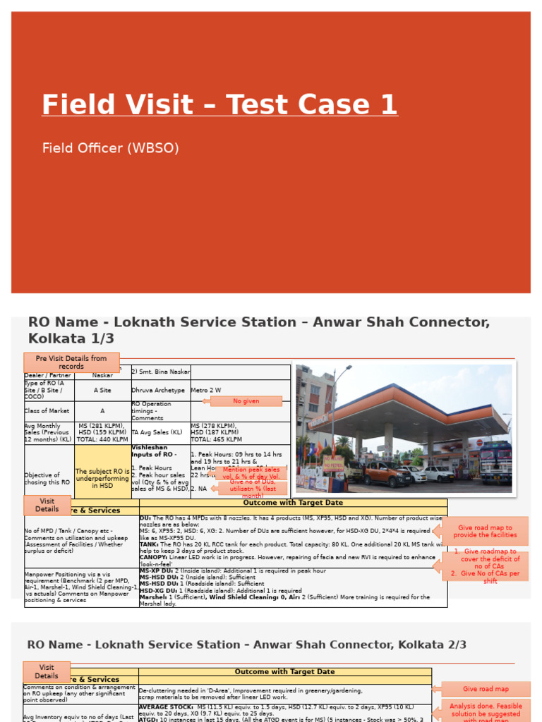 Field Visit - PPT | PDF