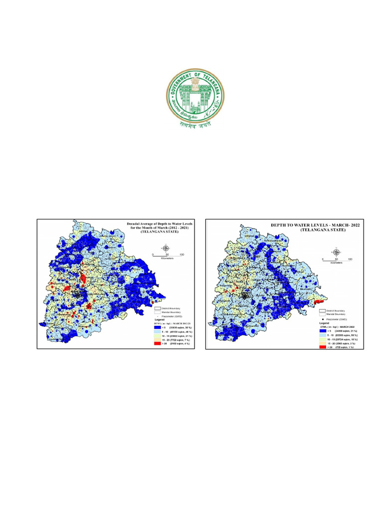 Ground Water Level Scenario | PDF | Hydrology | Environment