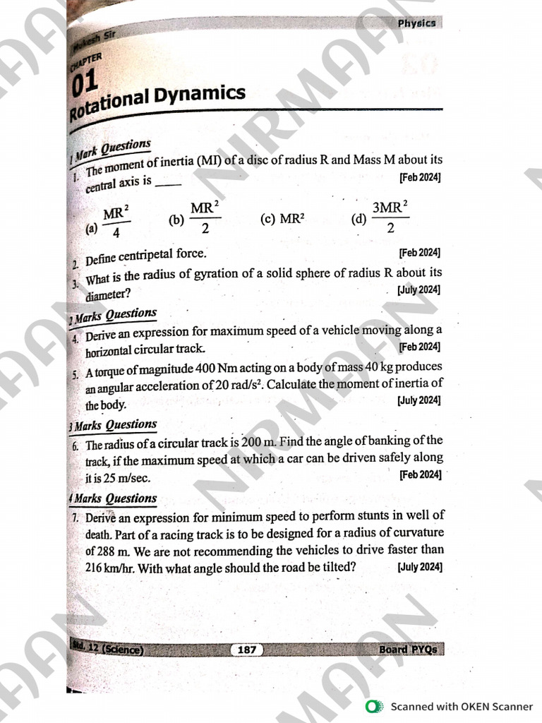 Vardaan Physics 2025 Nirmaan | PDF