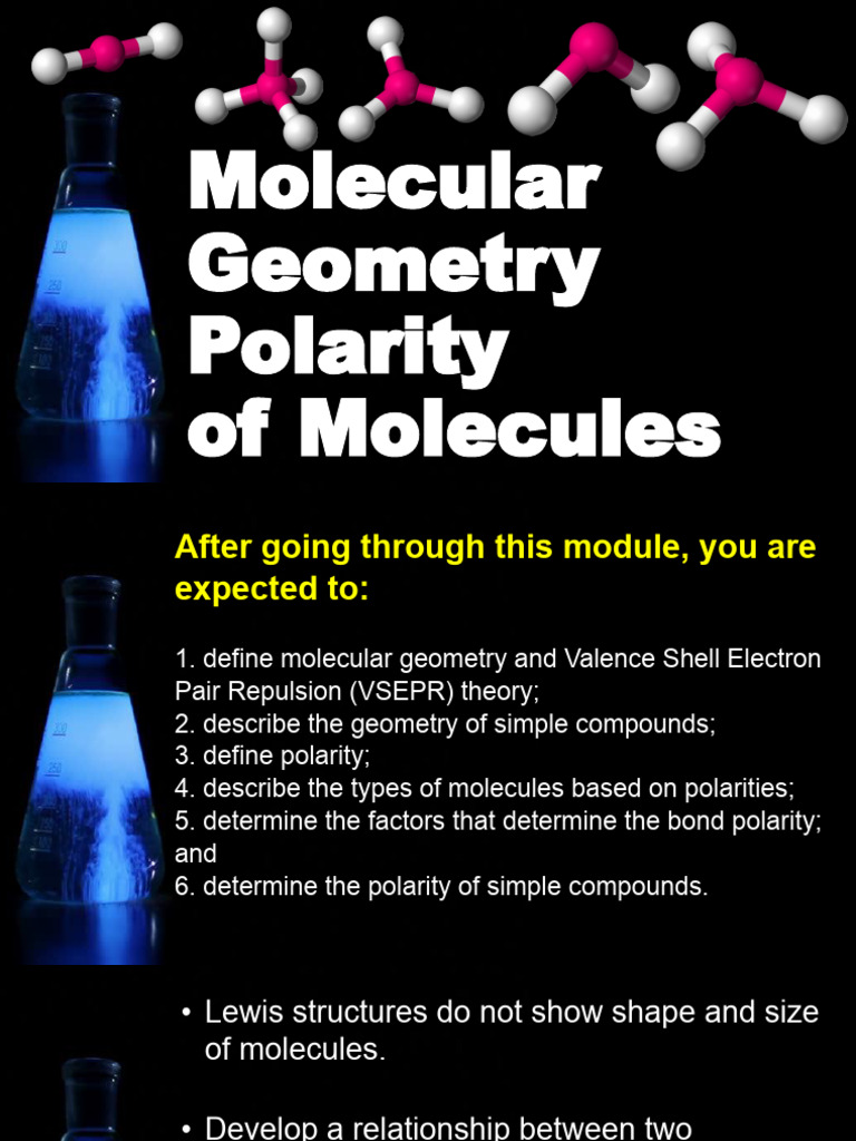 Molecular Geometry and Polarity Guide | PDF | Chemical Polarity ...