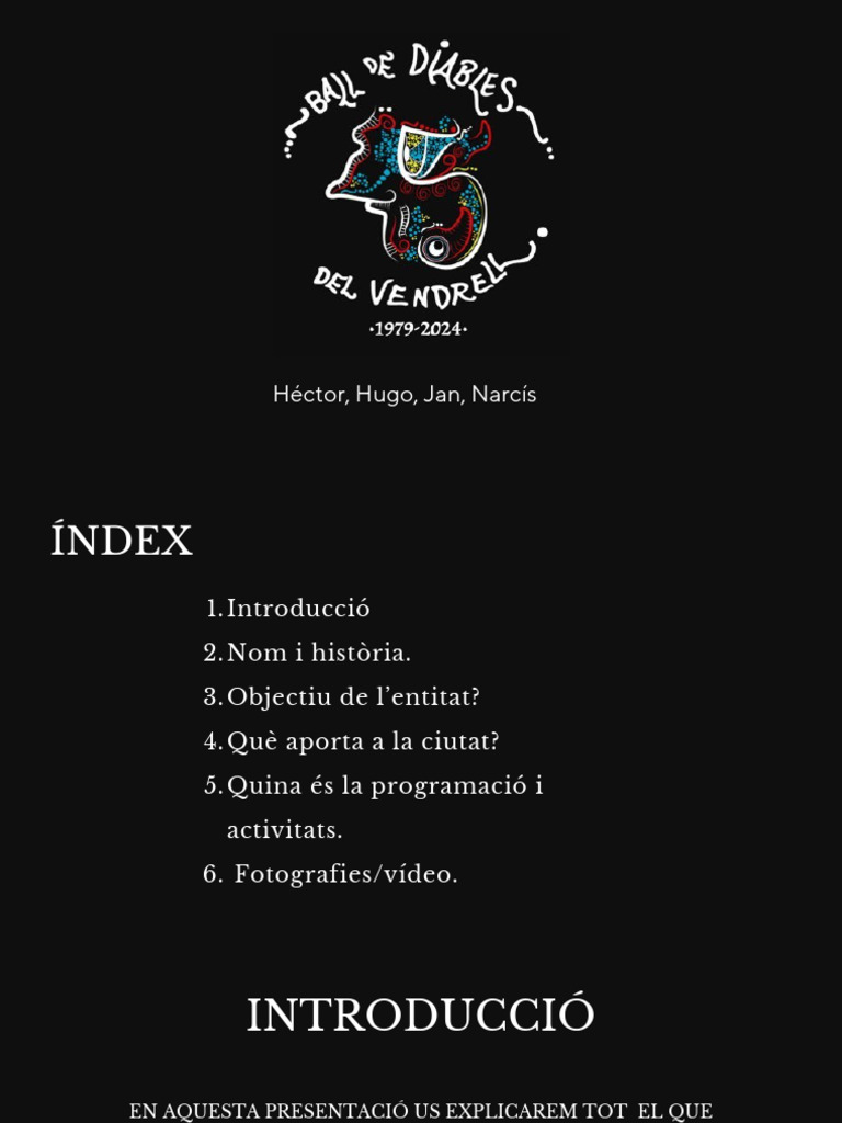 Ball de Diables Del Vendrell | PDF