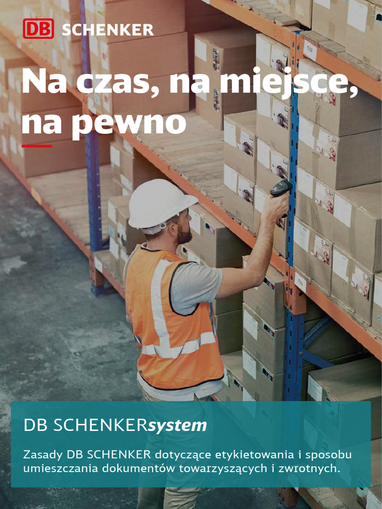 Zasady DB Schenker Dotyczące Etykietowania I Sposobu Umieszczania | PDF