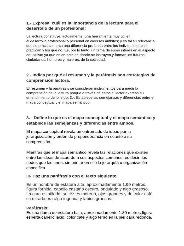 Español Practica 6 | PDF