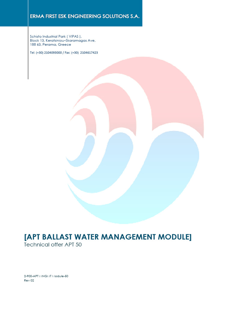 2 900 Apt Mngmt Module 50 | PDF | Pump | Salinity
